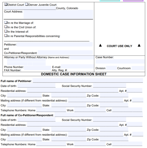 Get Examples Of Filled Out Divorce Forms - DivorceHelp123